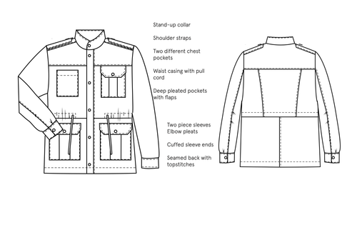 Wardrobe by Me Men's Utility Jacket – The Fold Line