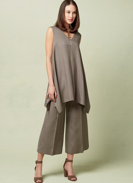 Vogue Tunic and Trousers V1550 – The Fold Line