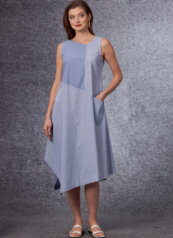 Vogue Dress and Tunic V1694 – The Fold Line
