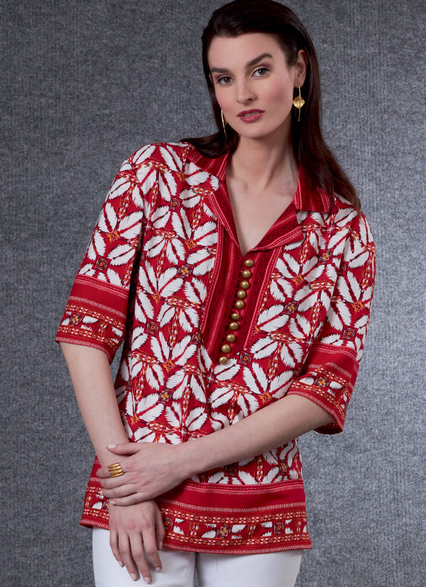 Vogue Tunics V1812 – The Fold Line