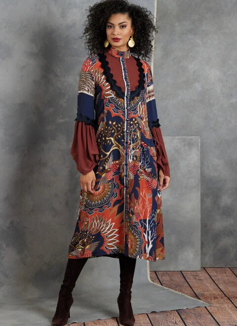 Vogue Dress and Tunic V1904 – The Fold Line