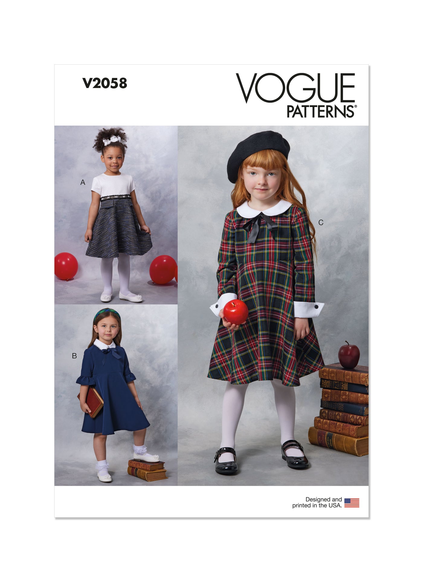 Vogue Children's Dresses V2058 – The Fold Line