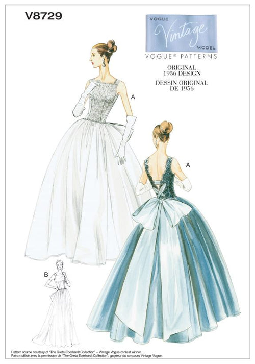 Vogue Vintage Dress V8729 – The Fold Line