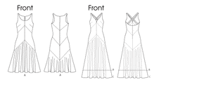 Vogue Dress V8814 – The Fold Line