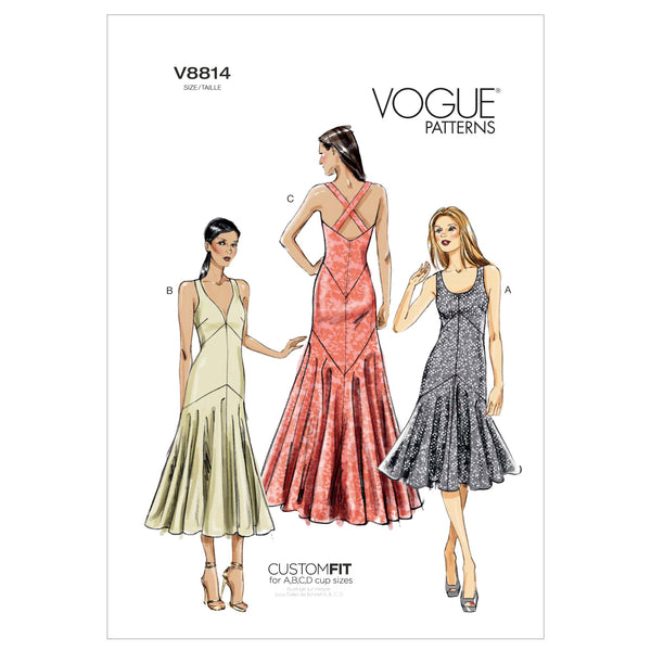 Vogue Dress V8814 – The Fold Line