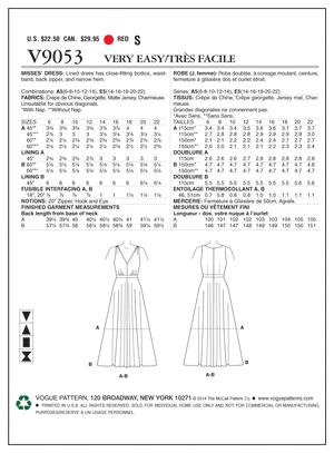 Vogue Dress V9053 – The Fold Line