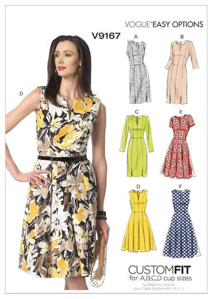 Vogue Dress V9167 – The Fold Line