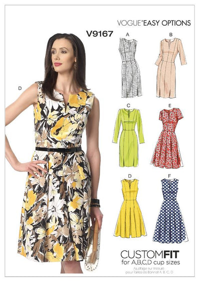 Vogue Dress V9167 – The Fold Line