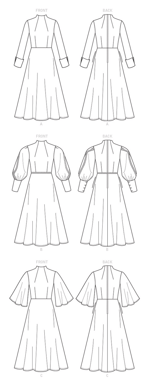 Vogue Dress V9327 – The Fold Line