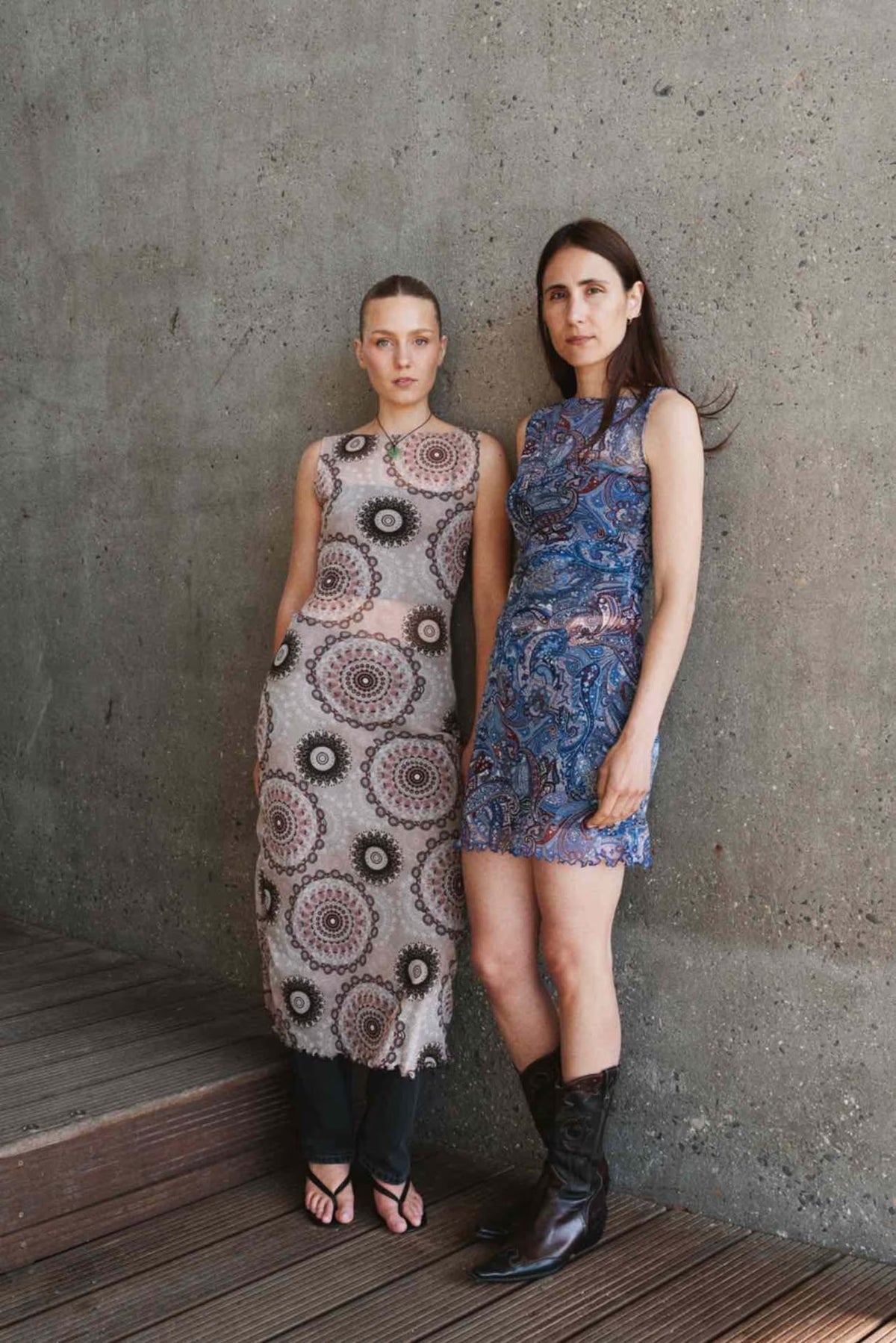 Puff and Pencil Wavy Hem Dress – The Fold Line