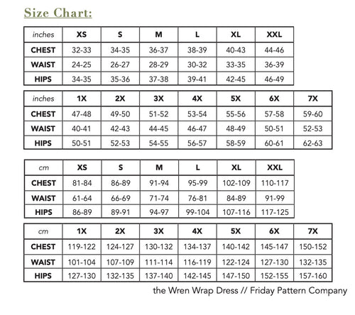Friday Pattern Company Wren Wrap Dress – The Fold Line