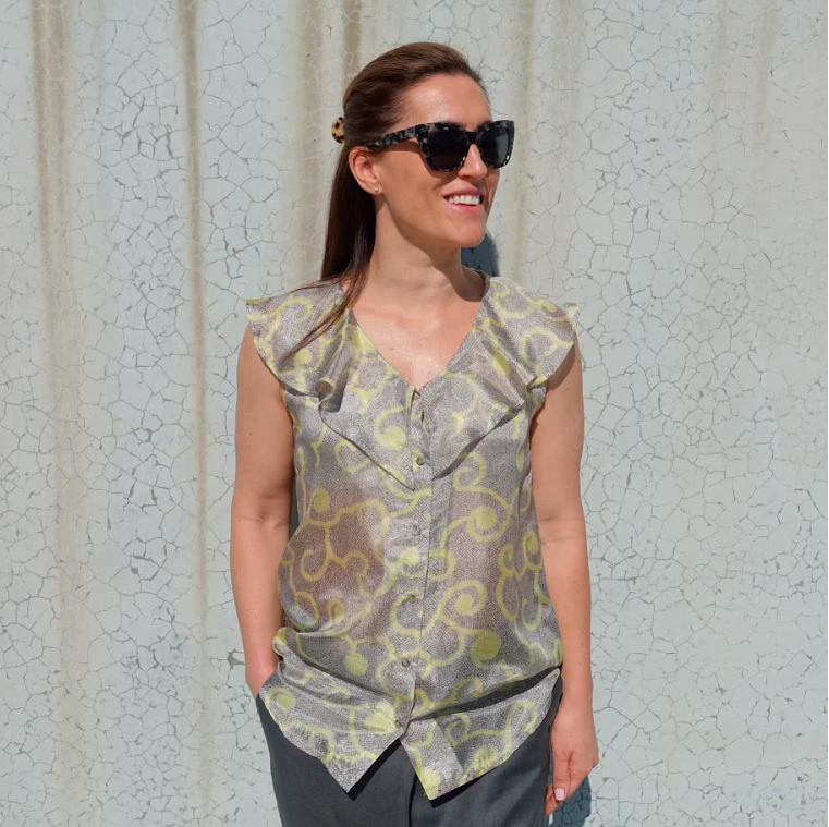 Style Arc Almy Woven Top – The Fold Line