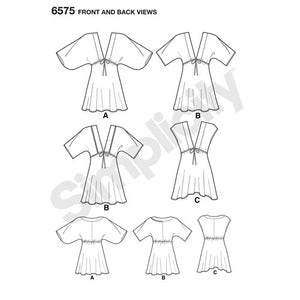 New Look Tunics N6575 – The Fold Line