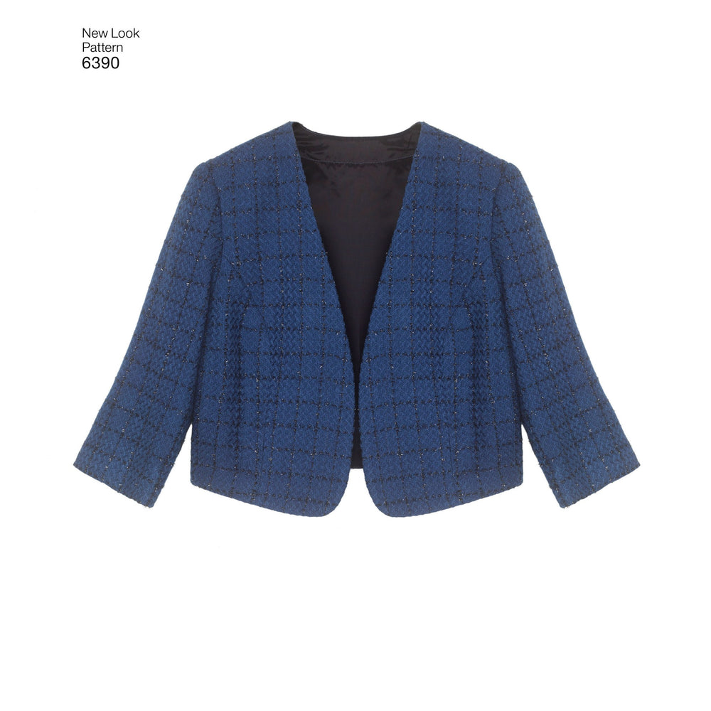 New Look Dress and Bolero N6390 – The Fold Line